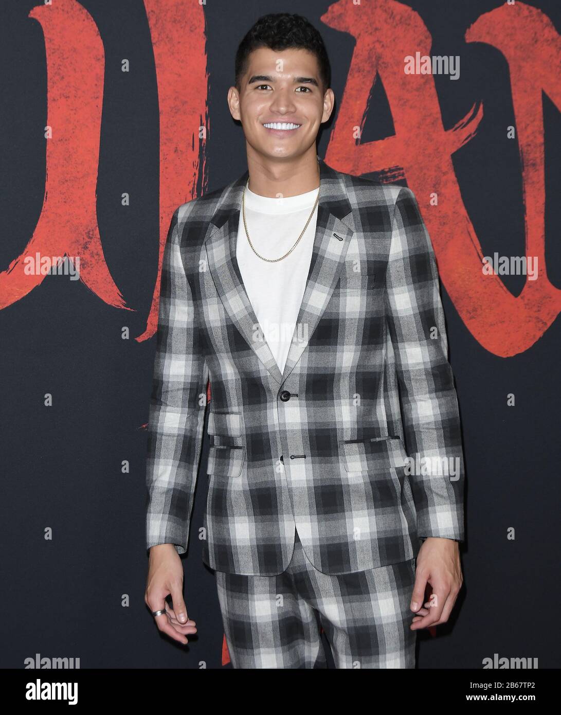 Los Angeles, USA. 09th Mar, 2020. Alex Wassabi arrives at the Disney's ...