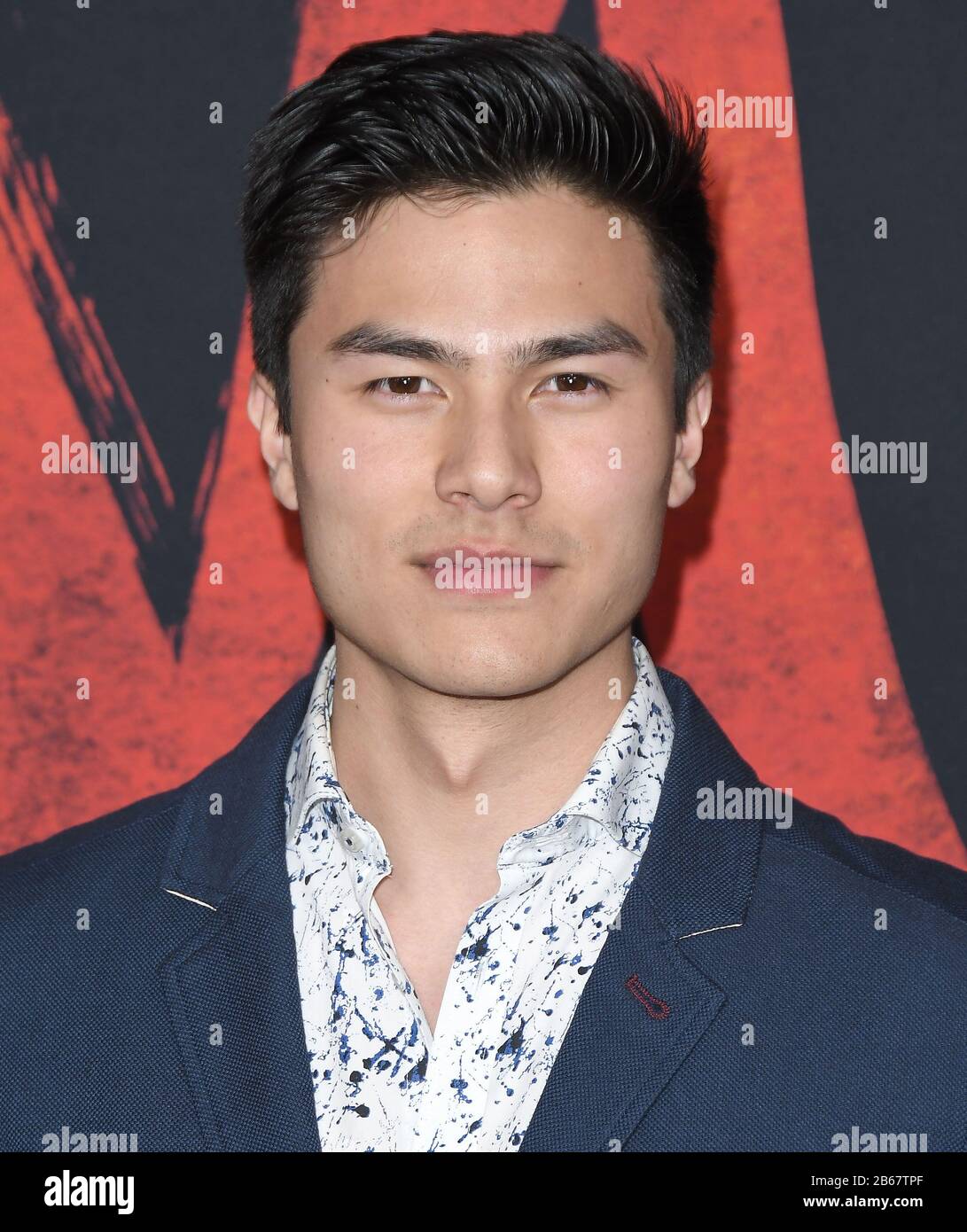 Los Angeles, USA. 09th Mar, 2020. Max Willems arrives at the Disney's ...