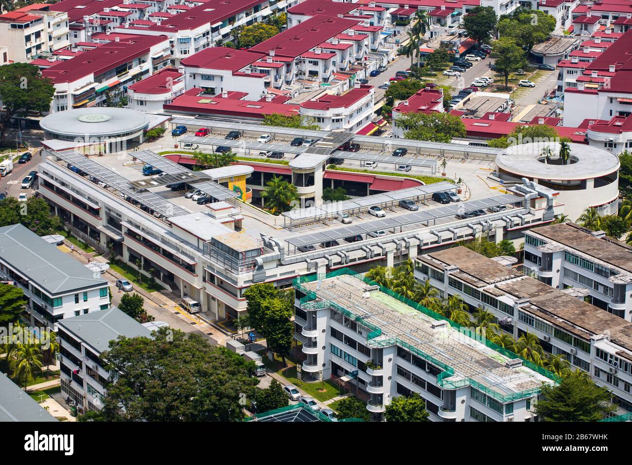 Singapore housing estate carpark hi-res stock photography and images ...