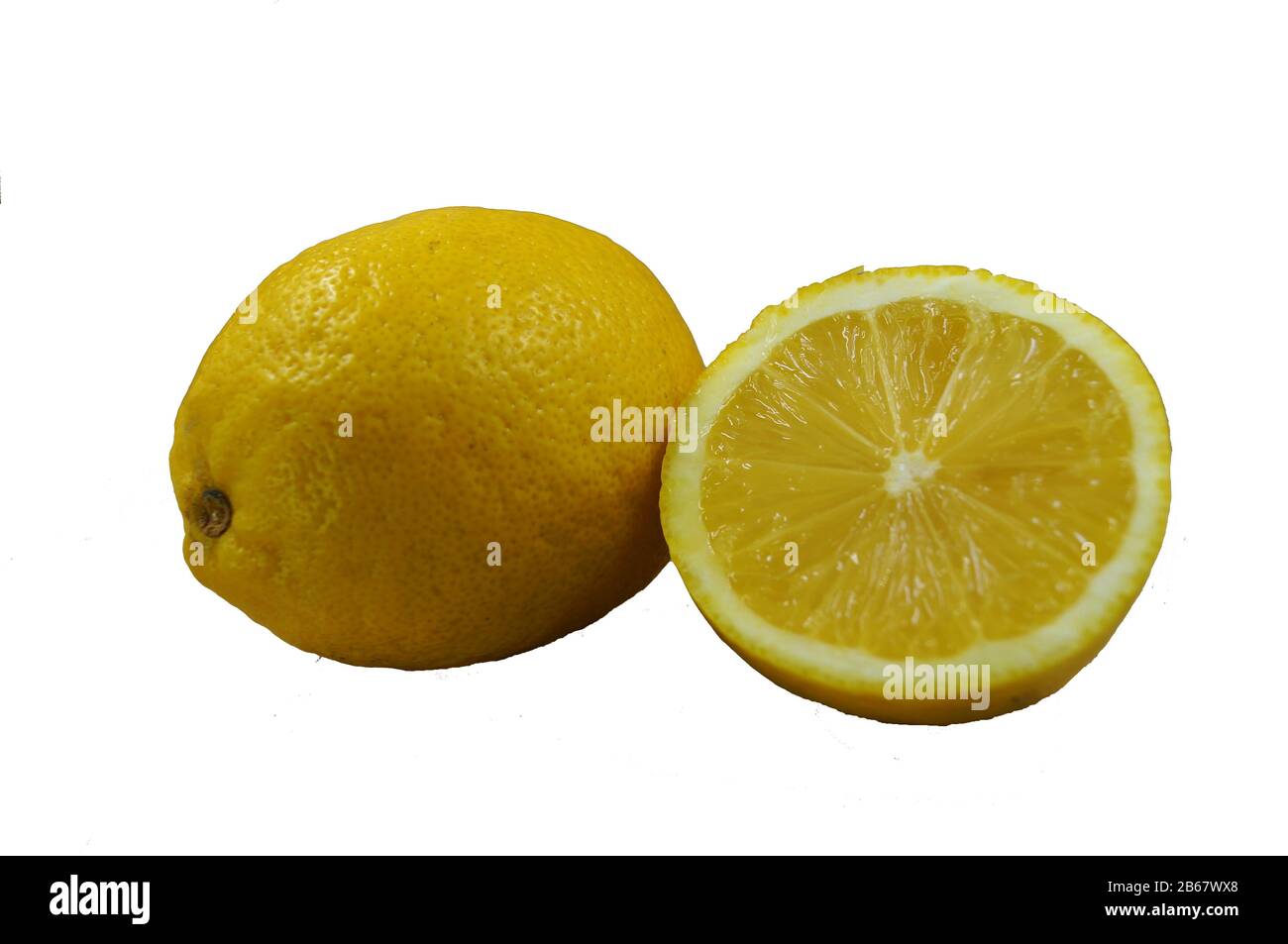 Lemon isolated on white Stock Photo - Alamy