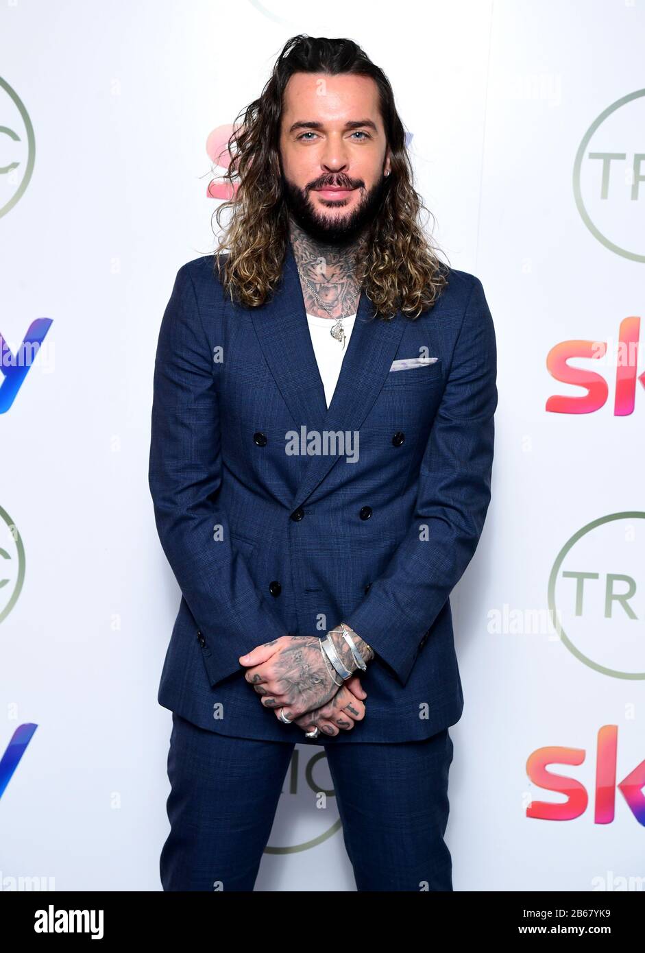 Pete Wicks attending the TRIC Awards 2020 held at the Grosvenor Hotel ...