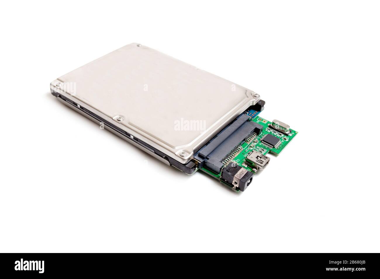 hard disk board isolated on white background Stock Photo - Alamy