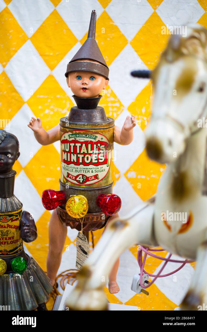 junk shop toy car boot sale london Stock Photo - Alamy