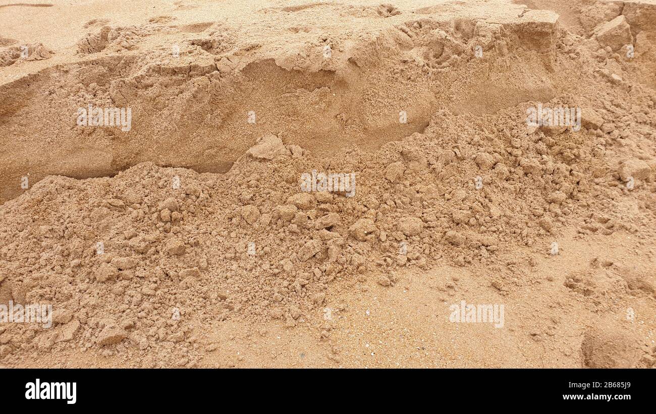 Patterns in sand Stock Photo - Alamy