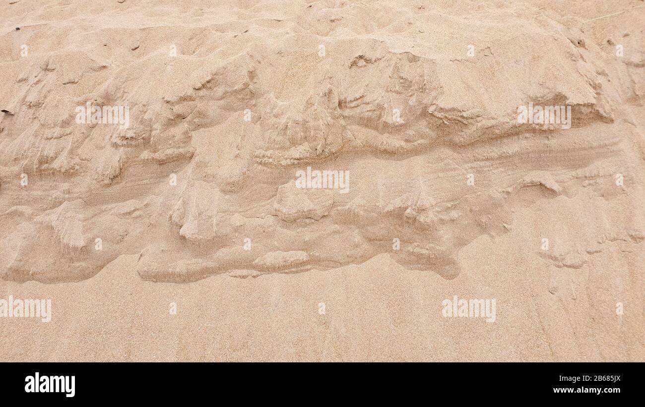 Patterns in sand Stock Photo - Alamy