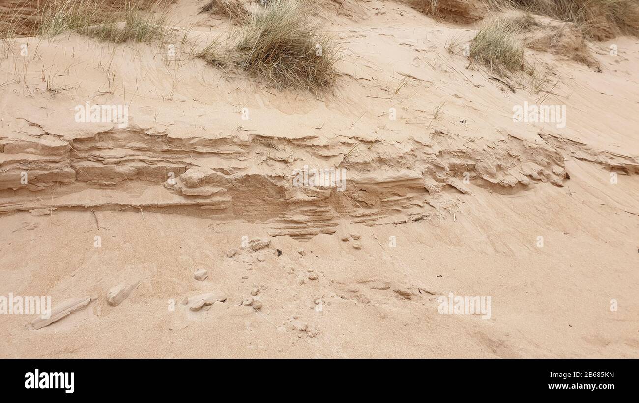 Patterns in sand Stock Photo - Alamy