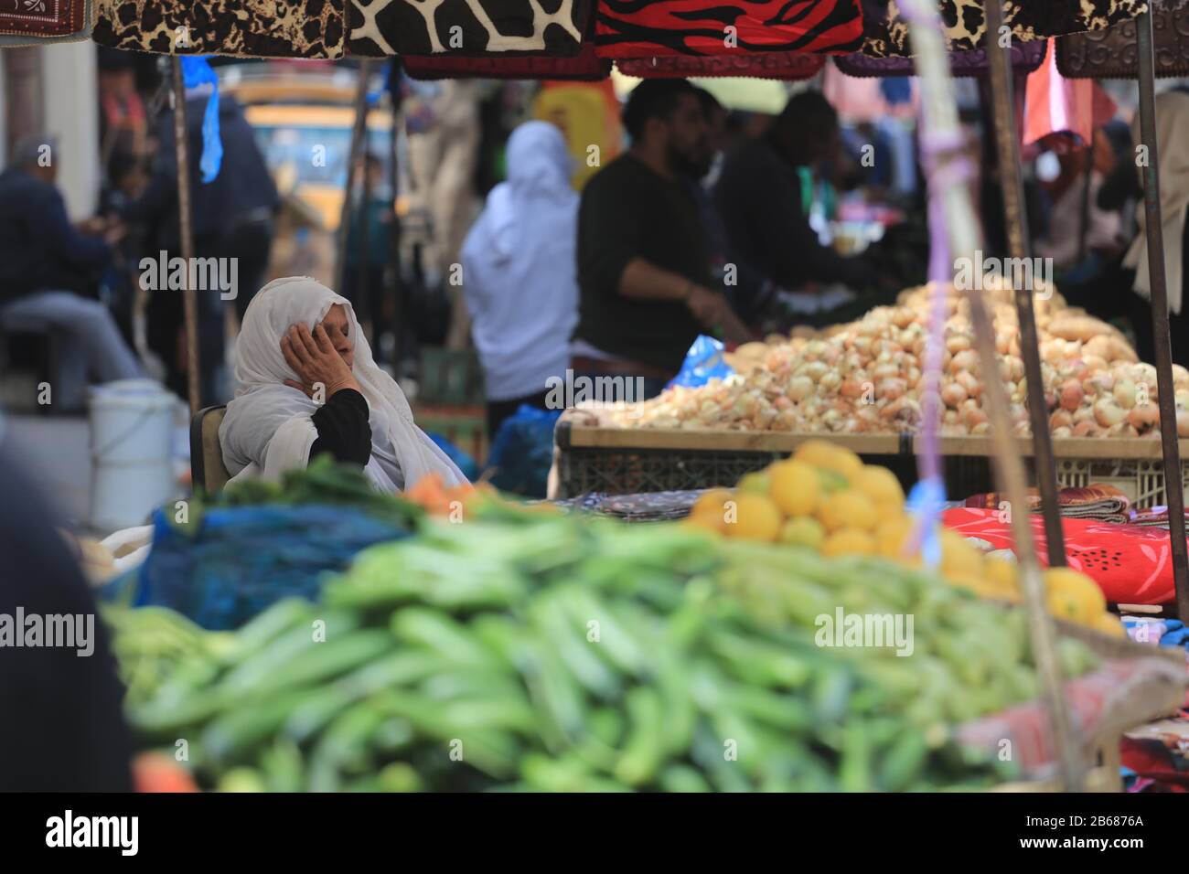 Deir Al-Balah, The Gaza Strip, Palestine. 10th Mar, 2020. Palestinians ...