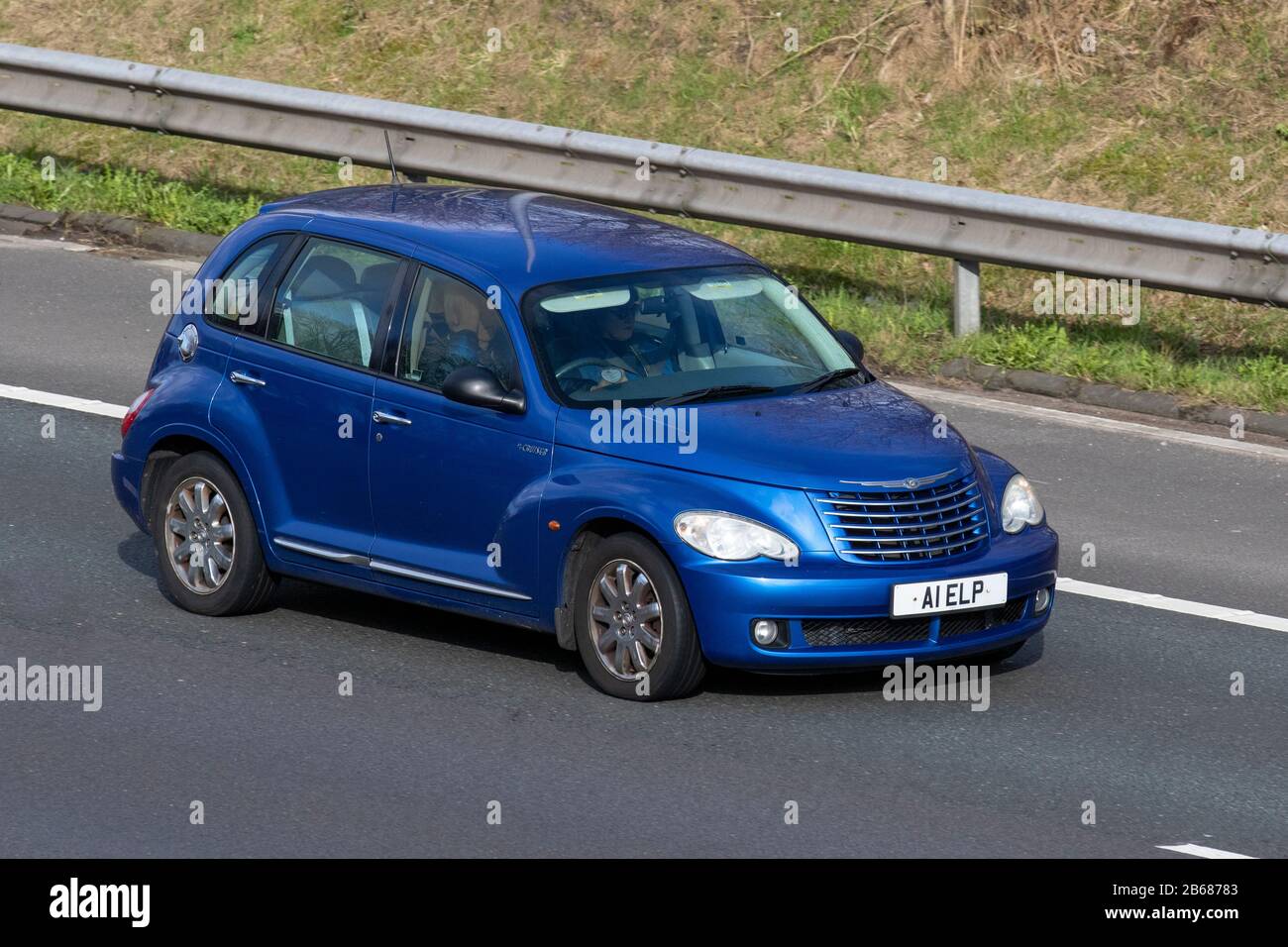 2007 blue Chrysler PT Cruiser Limited L Auto; UK Vehicular traffic ...