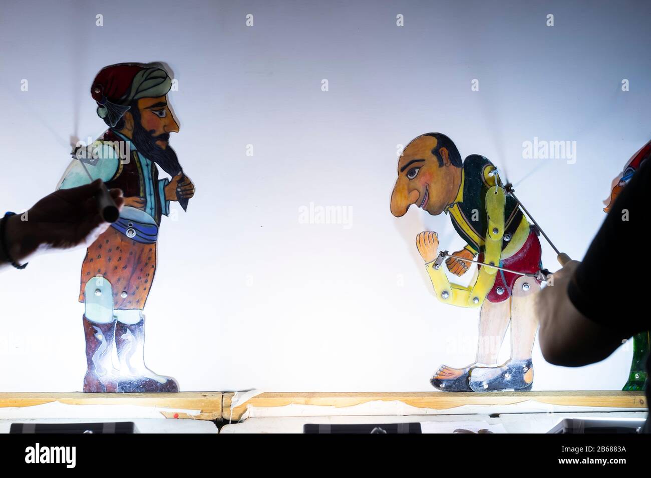 Greek shadow puppet theatre hi-res stock photography and images - Alamy