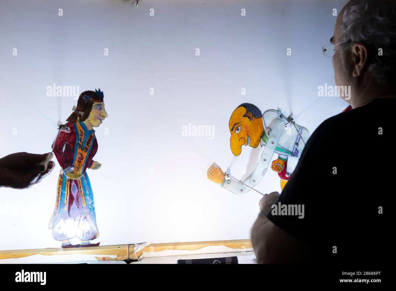 Greek shadow puppet theatre hi-res stock photography and images - Alamy