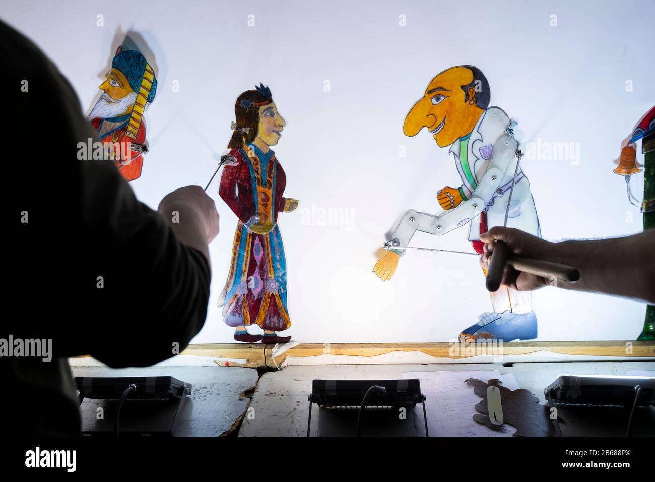 Greek Shadow Puppet Theatre High Resolution Stock Photography and ...