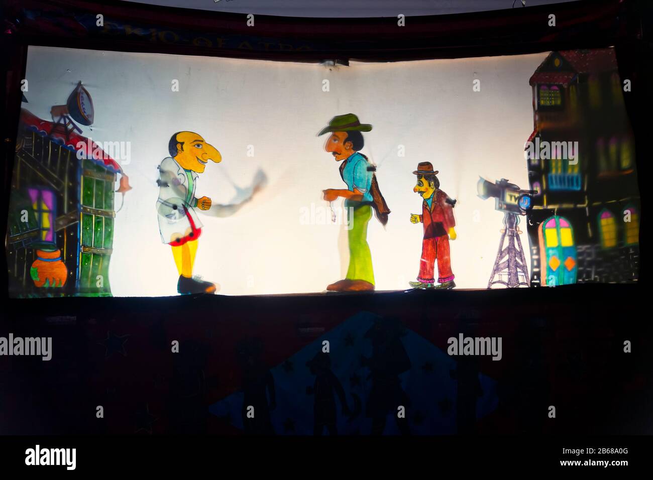 Greek shadow puppet theatre hi-res stock photography and images - Alamy