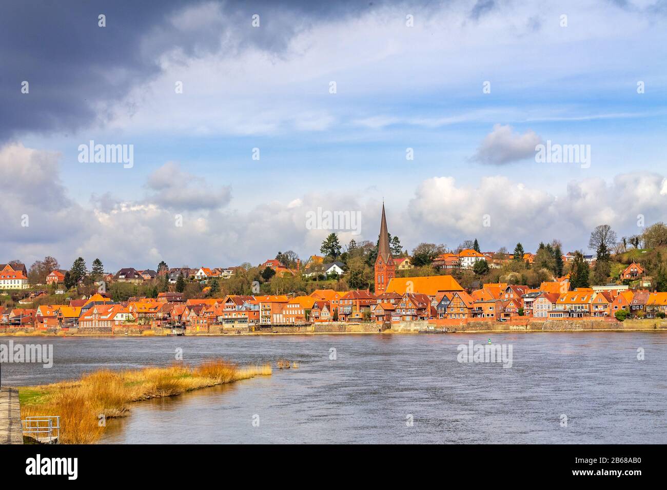 Historical city of Lauenburg Elbe, Germany Stock Photo - Alamy