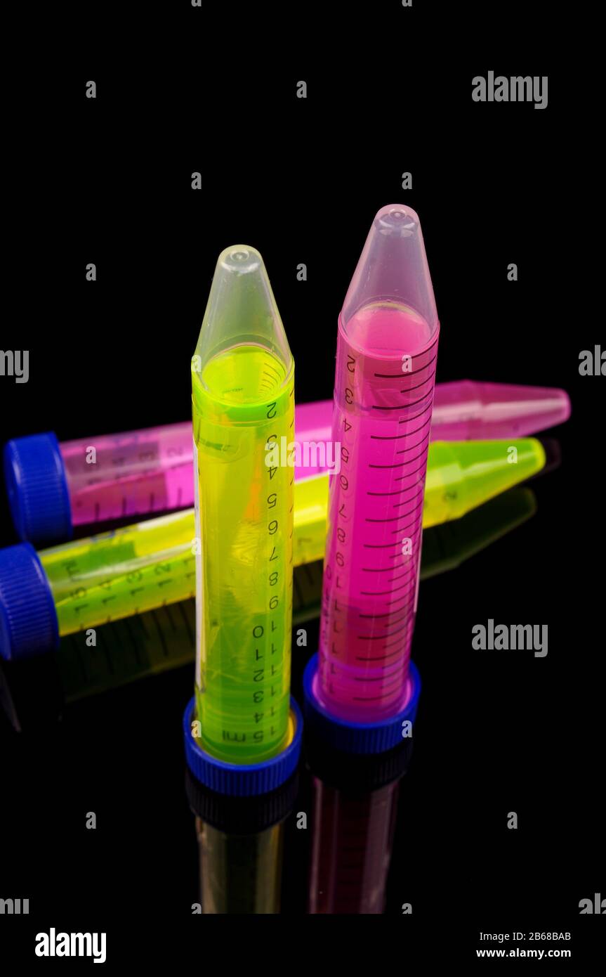 Glowing liquids in the chemistry laboratory test tubes isolated on the ...