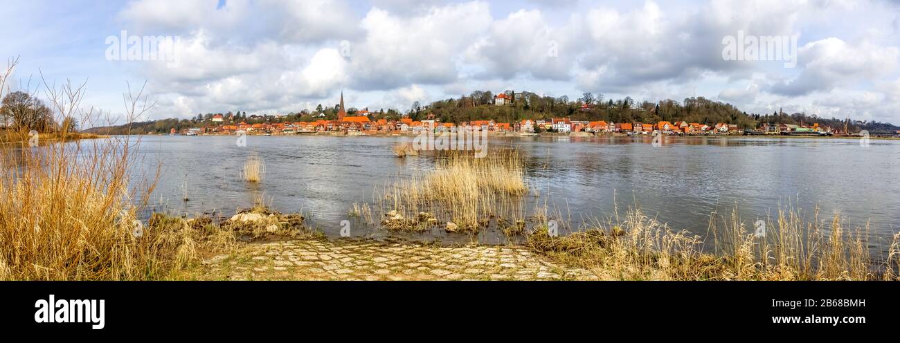 Historical city of Lauenburg Elbe, Germany Stock Photo - Alamy