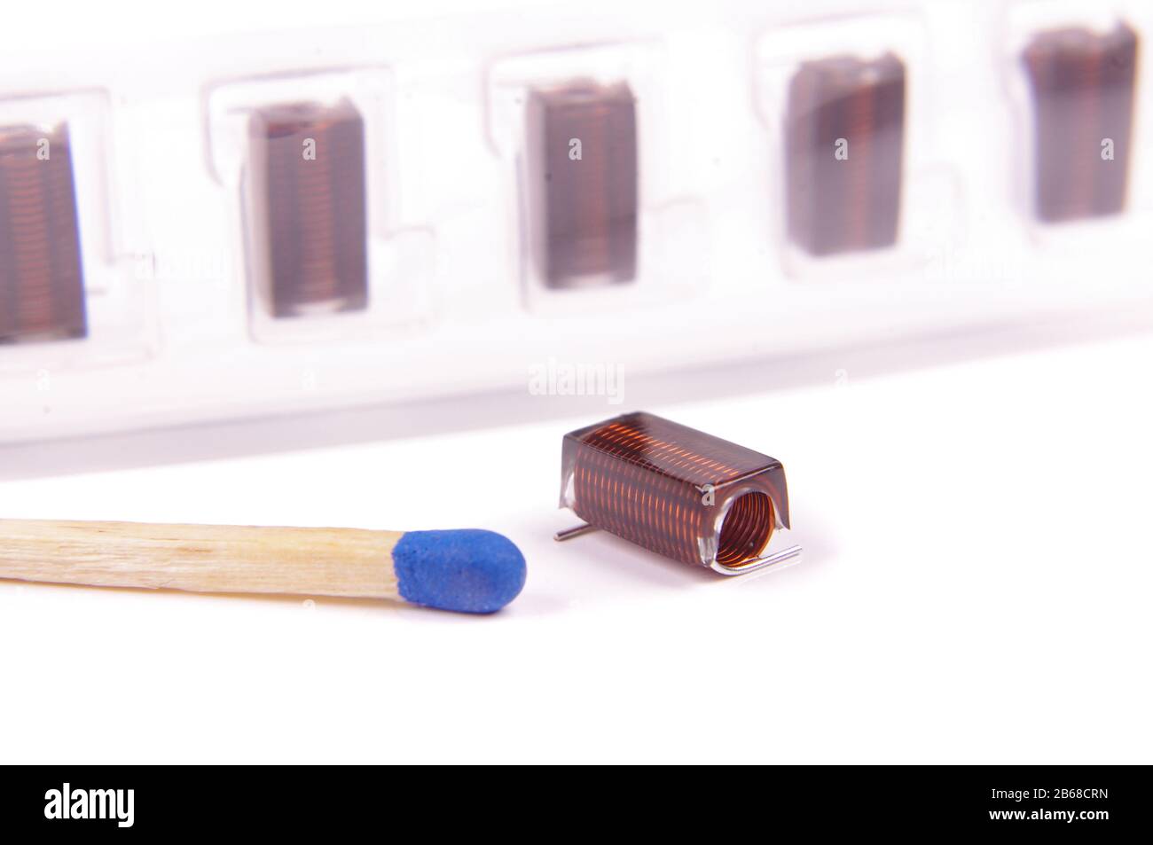 Radio frequency wire wound inductor for electronics in comparison with ...