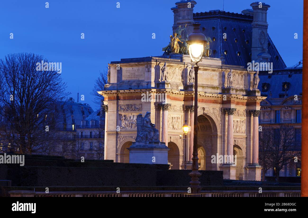 Tuileries Paris Night Stock Photos & Tuileries Paris Night Stock Images ...