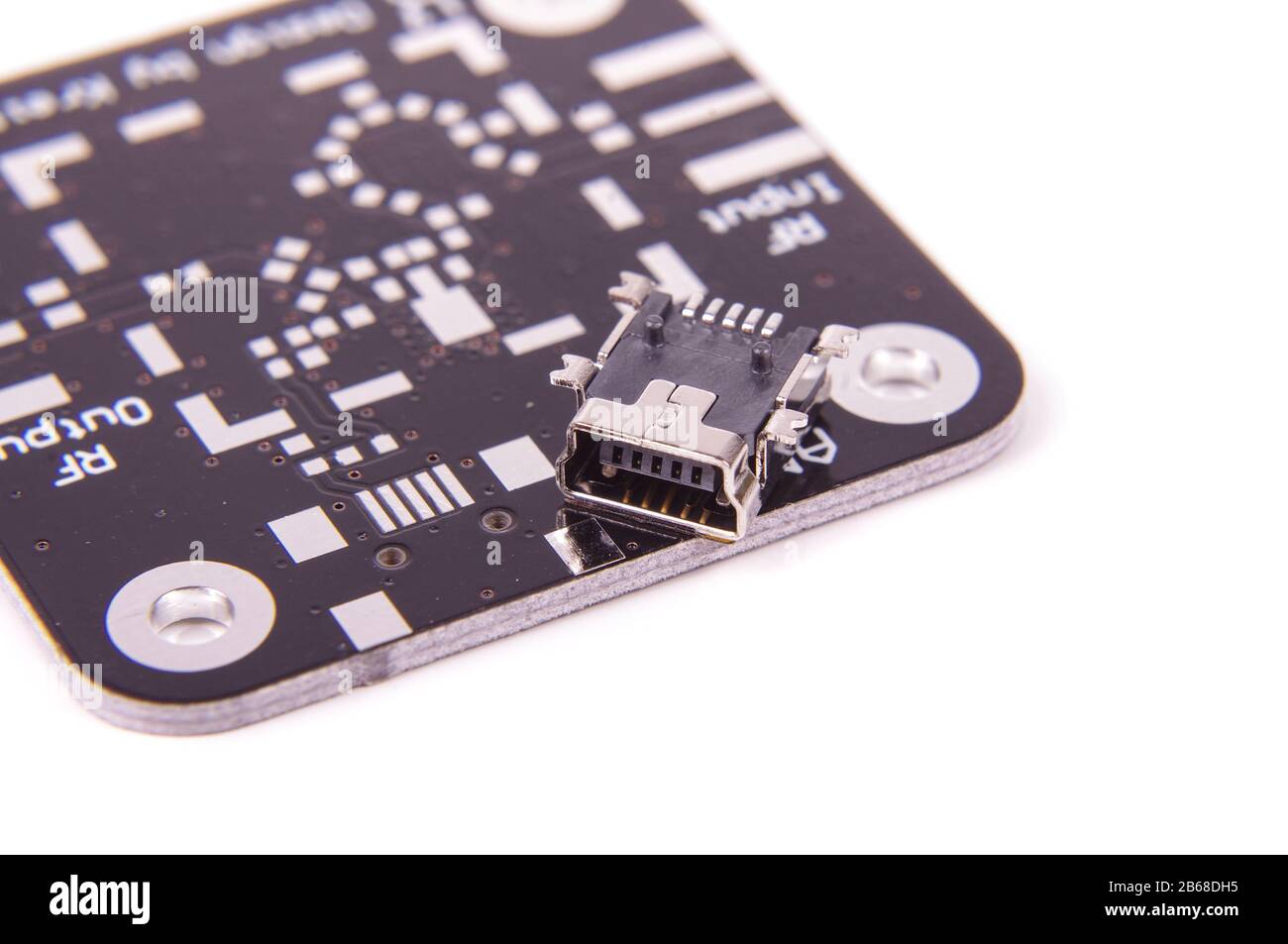 Surface mount mini USB connector for high integrity electronics devices ...