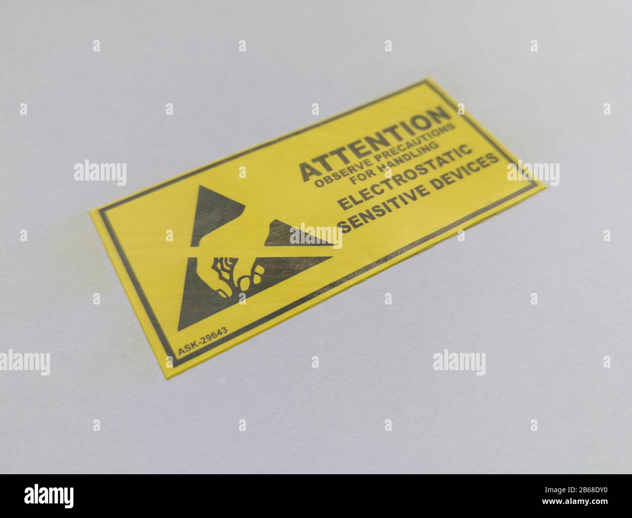 Electrostatic sensitive devices marking label for ESD sensitive ...