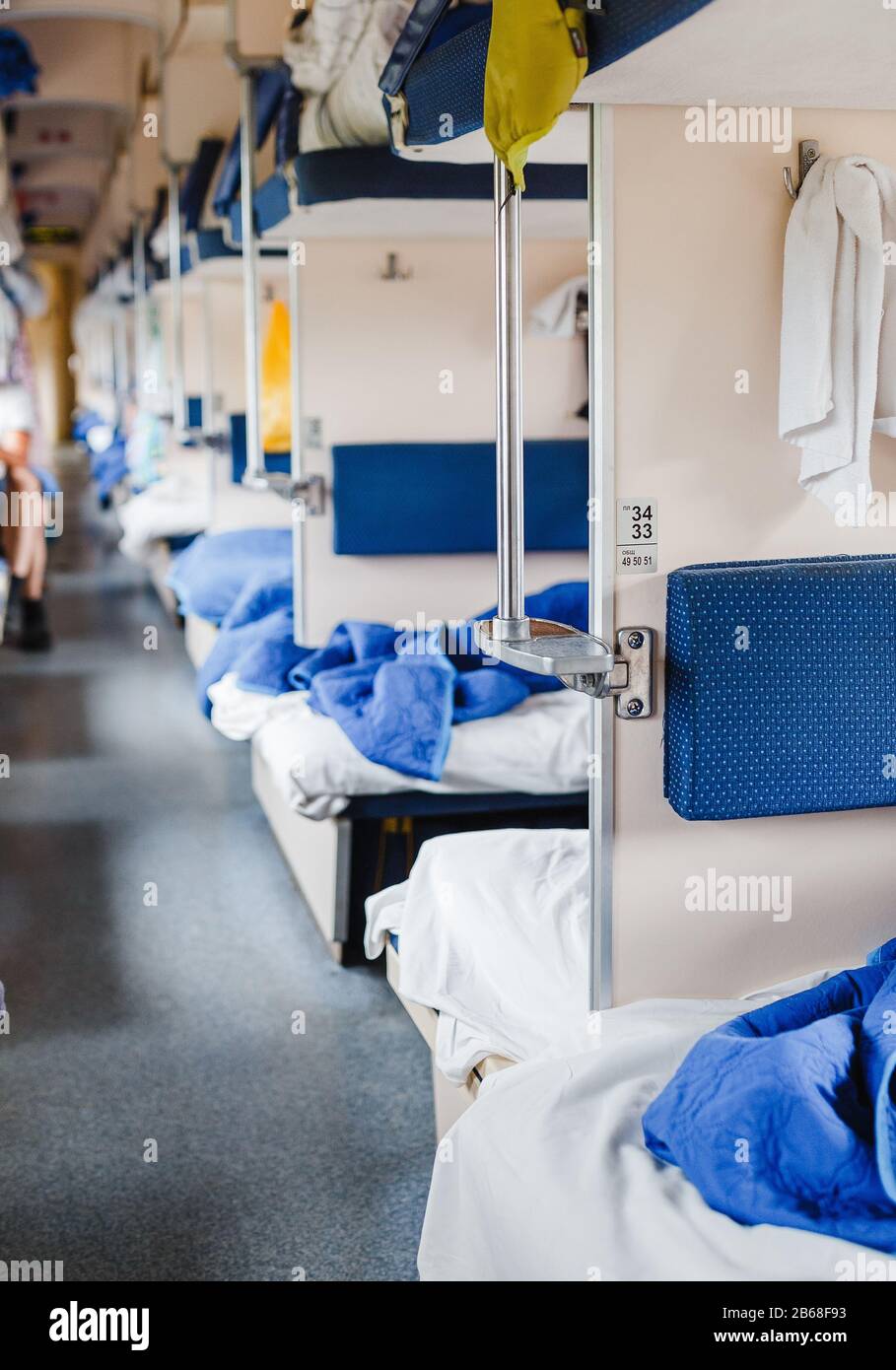09 SEPTEMBER 2017, UFA, BASHKORTOSTAN: Interior of a typical russian ...
