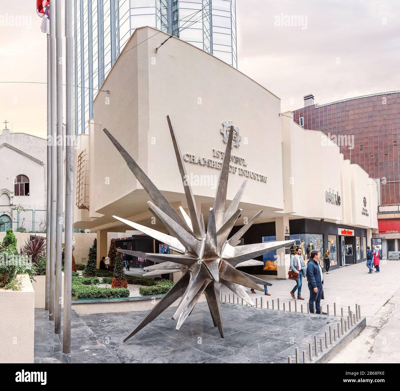 SEPTEMBER 2017, ISTANBUL, TURKEY: Building of Chamber of Industry Stock ...
