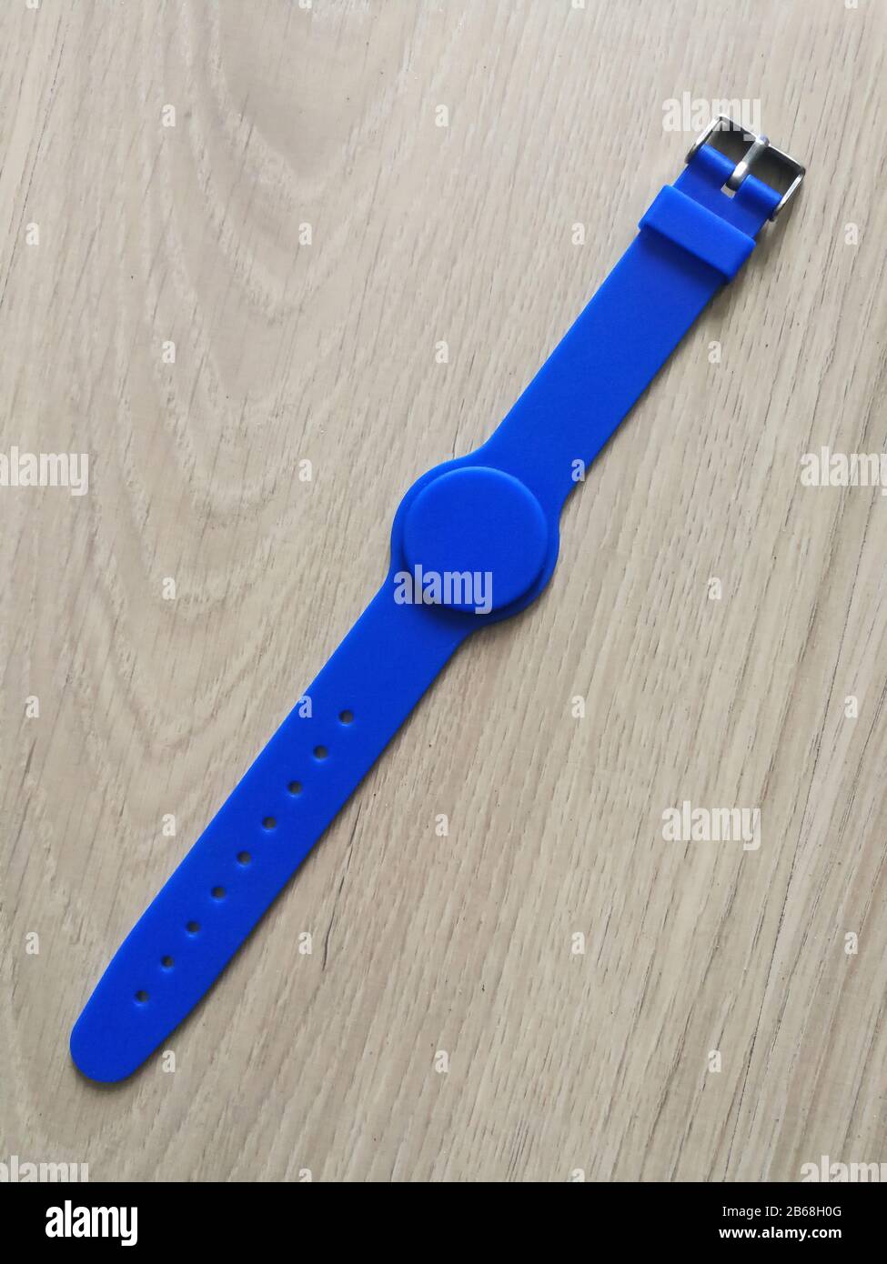 Radio frequency identification RFID tag integrated in wristband for ...