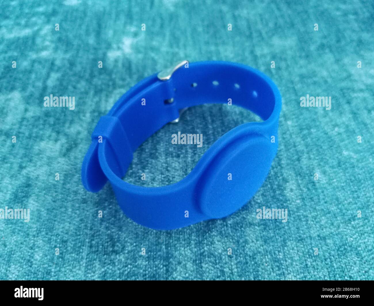 Radio frequency identification RFID tag integrated in wristband for ...