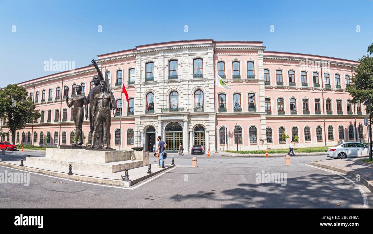 11 SEPTEMBER 2017, TURKEY, ISTANBUL: Panoramic view of the main campus ...