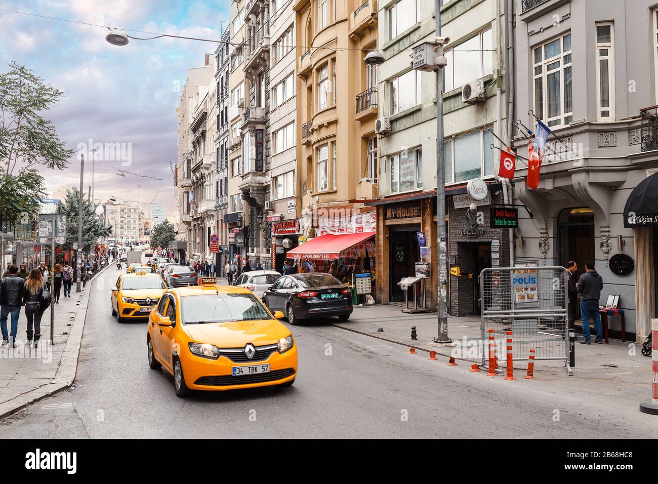 SEPTEMBER 2017, ISTANBUL, TURKEY: Road traffic at Istanbul street Stock ...