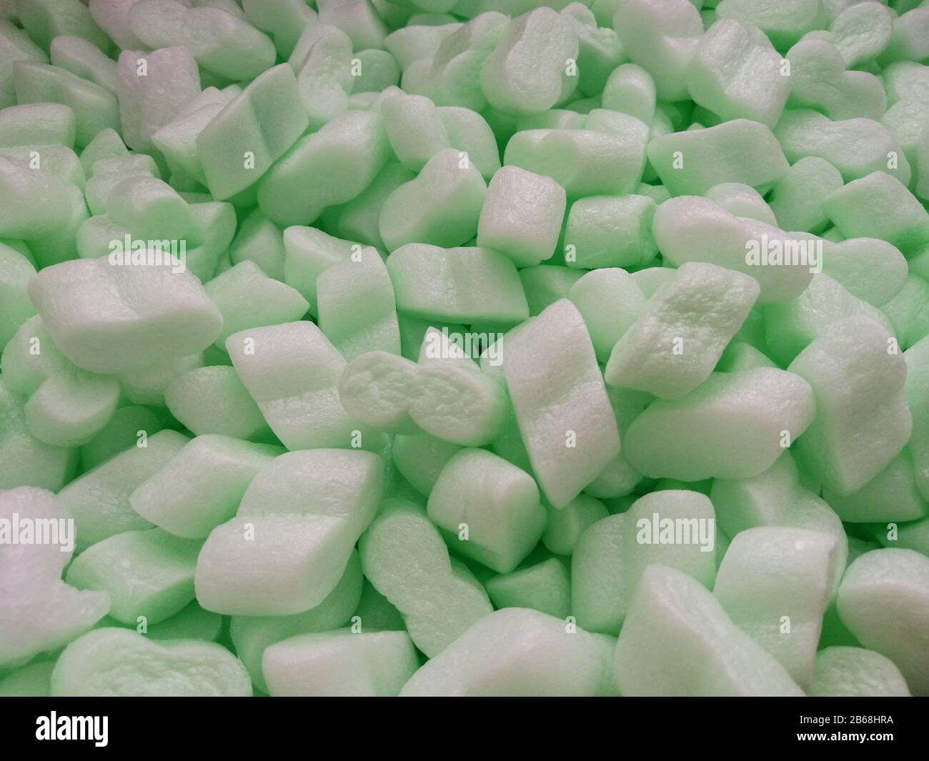 Loose fillers many soft chips in the parcel box for professional ...