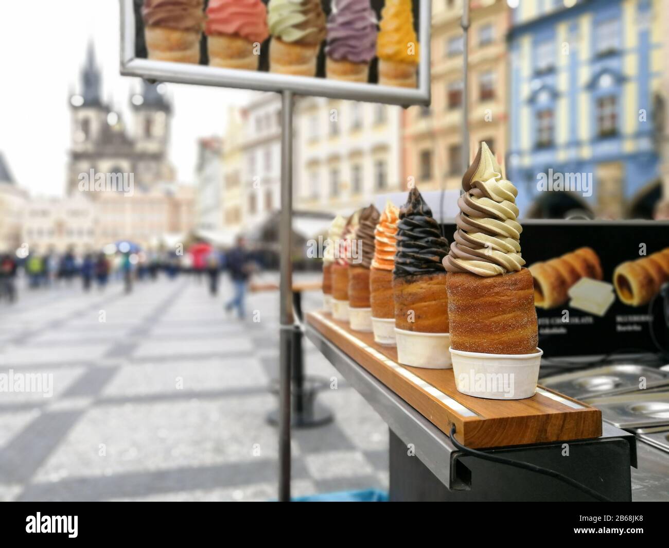 Traditional czech bakery baked on the street Stock Photo - Alamy