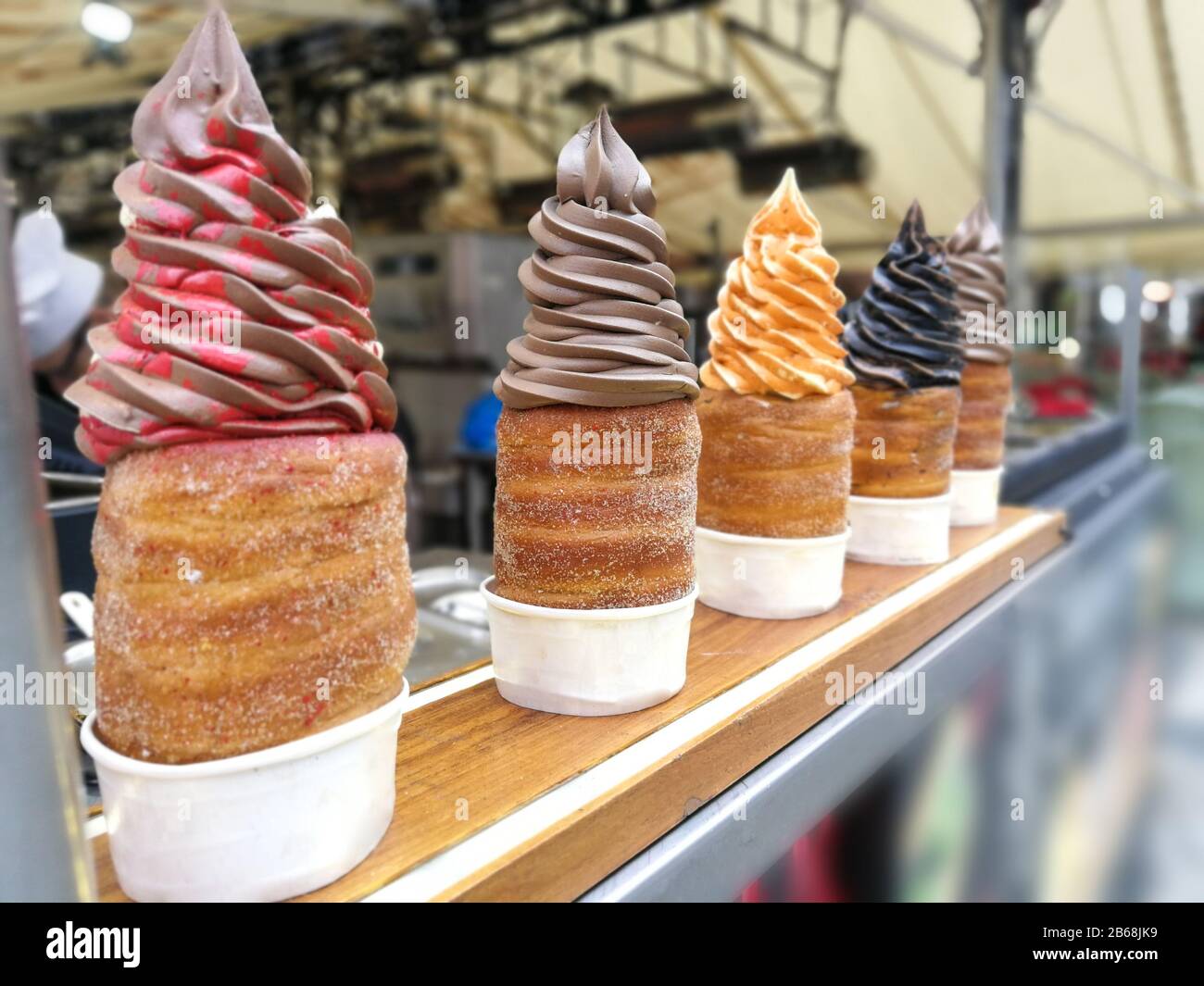 Traditional czech bakery baked on the street Stock Photo - Alamy