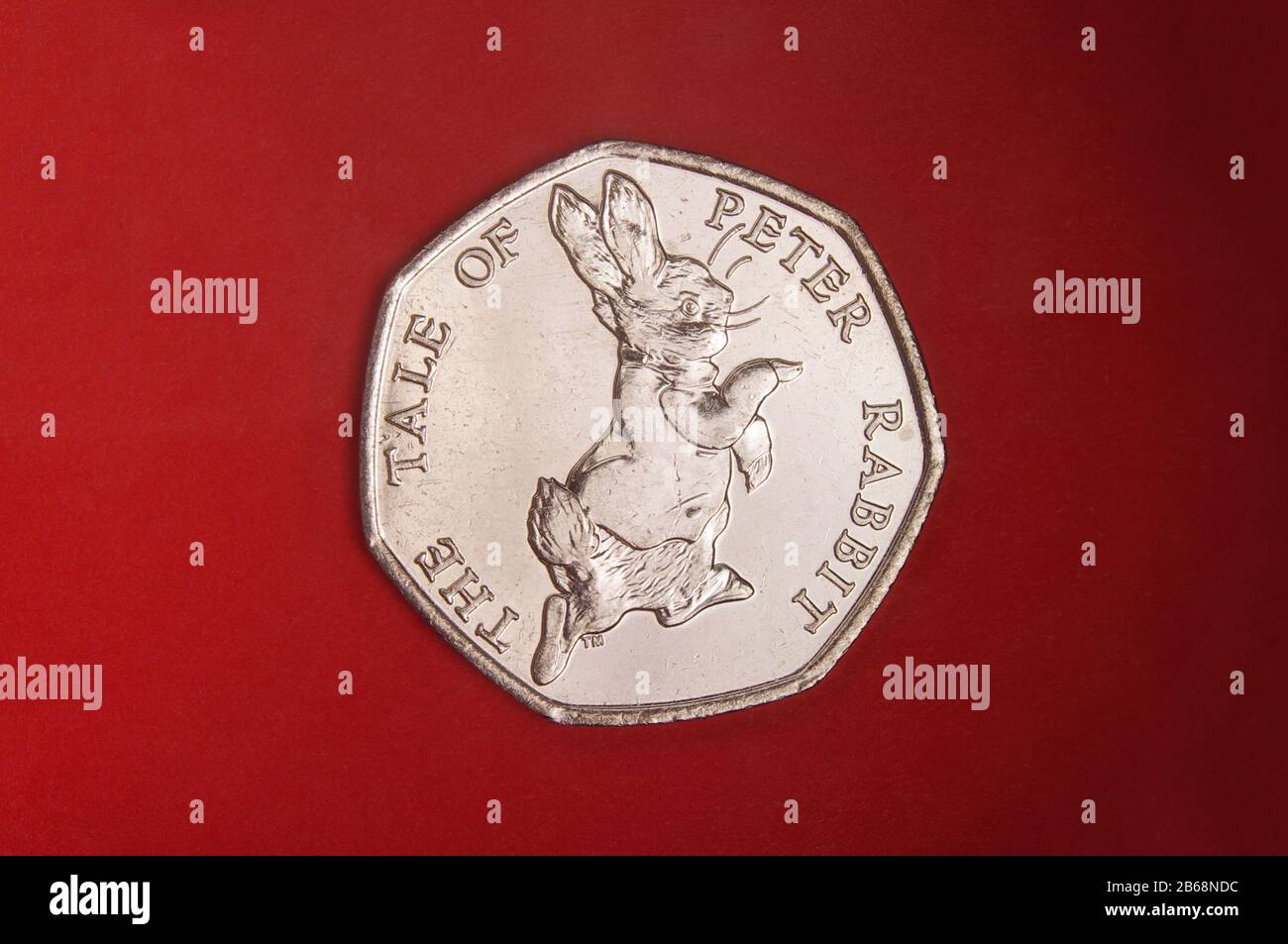 Coin dedicated to Beatrix Potter The tale of Peter rabit 50 pence ...