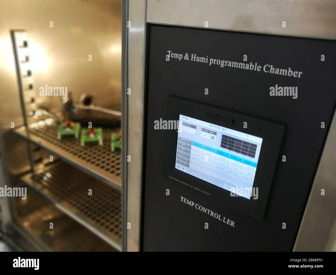Thermal and humidity chamber for products testing Stock Photo - Alamy
