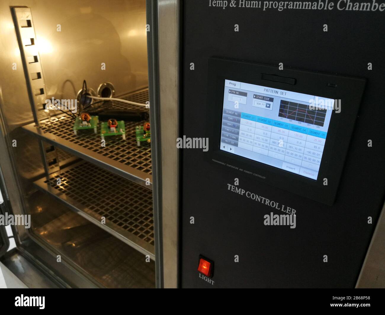 Thermal and humidity chamber for products testing Stock Photo - Alamy