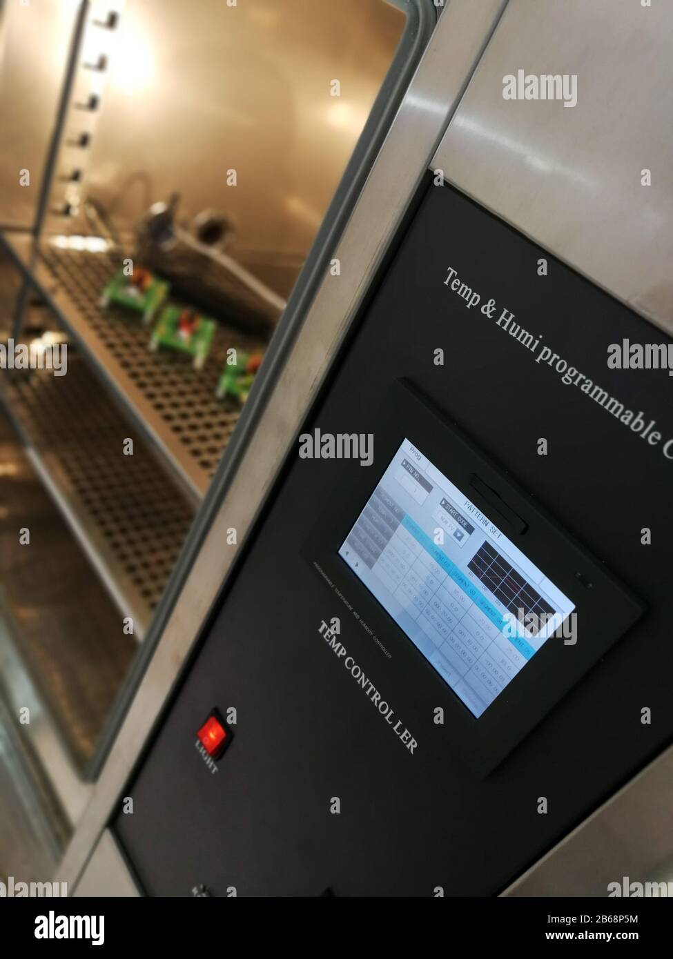 Thermal and humidity chamber for products testing Stock Photo - Alamy