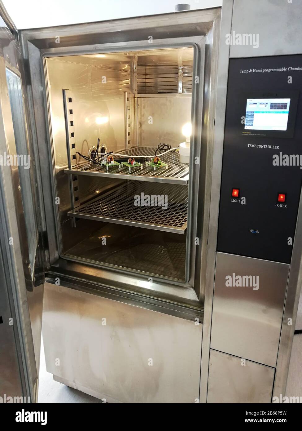 Thermal and humidity chamber for products testing Stock Photo - Alamy