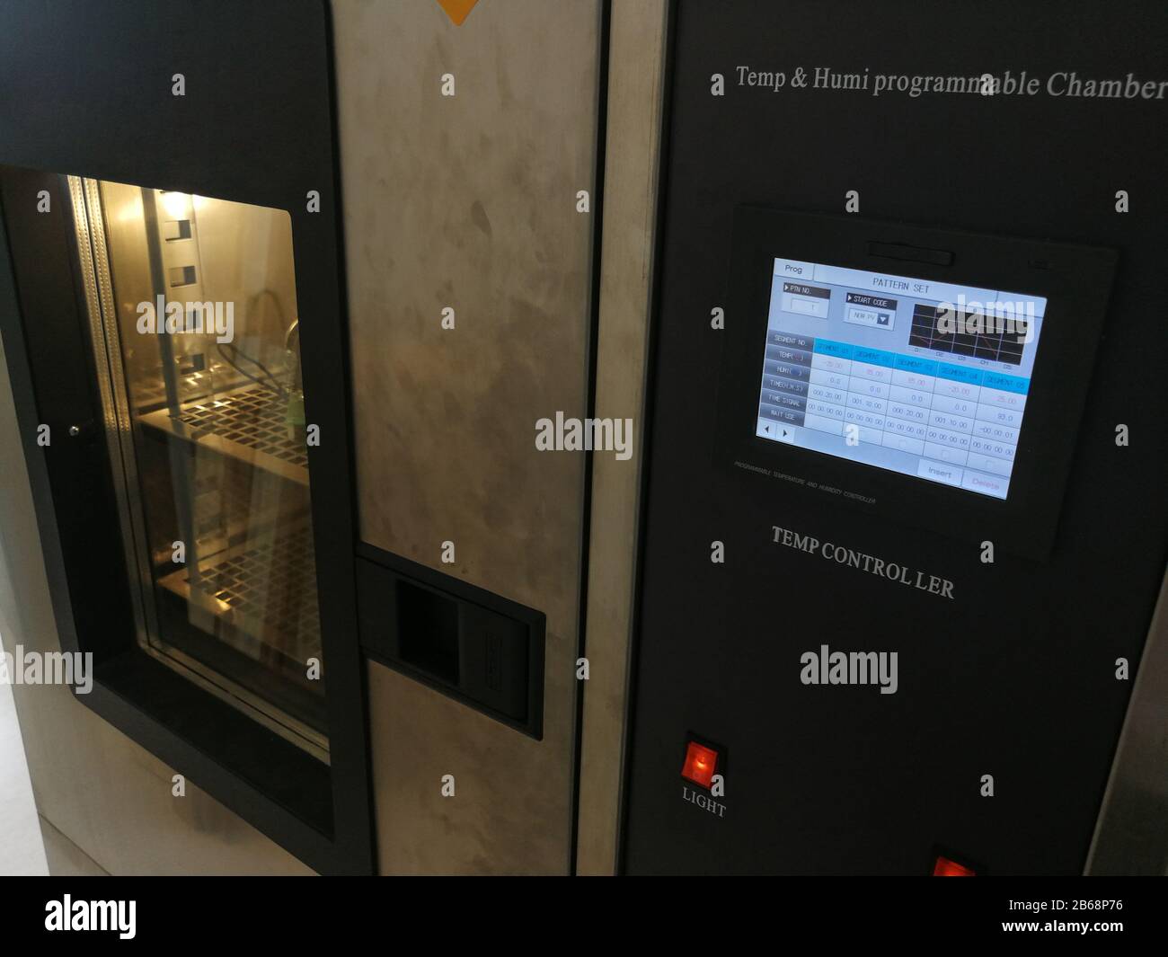 Thermal and humidity chamber for products testing Stock Photo - Alamy