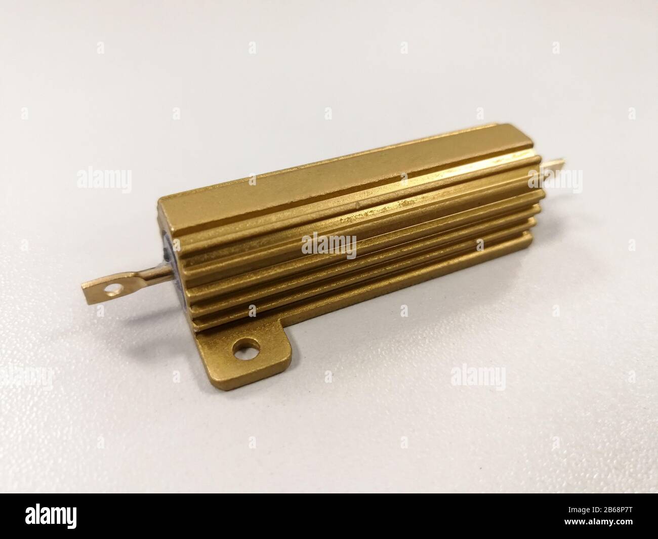 High power electronic component resistor with heatsink isolated Stock ...