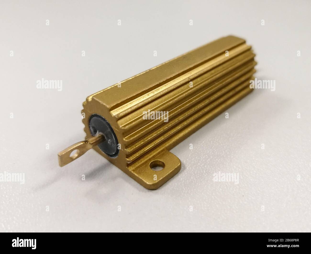 High power electronic component resistor with heatsink isolated Stock ...