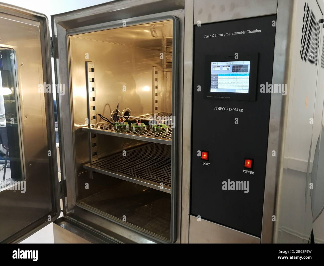 Thermal and humidity chamber for products testing Stock Photo - Alamy