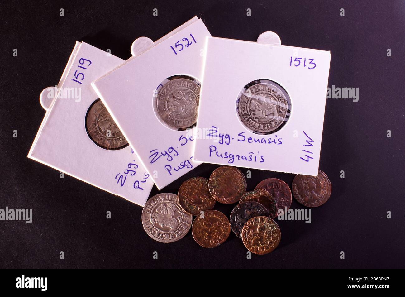 Professional paper sleeves for numismatics and ancient coins Stock ...