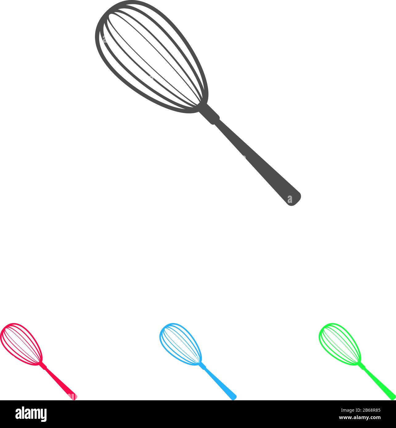Whisk icon flat. Color pictogram on white background. Vector ...