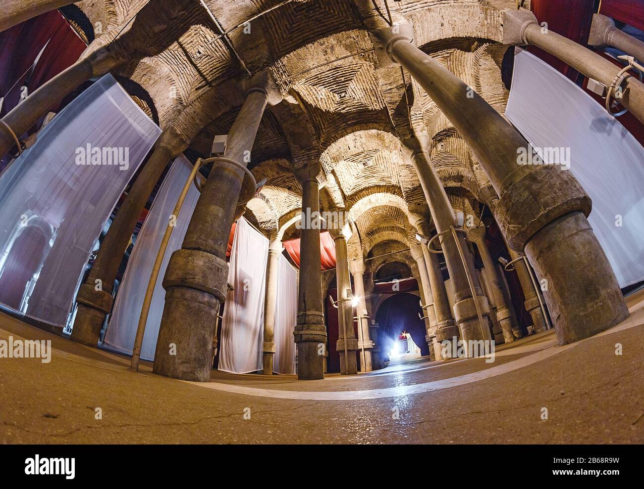 The Basilica Cistern - underground water reservoir, famous tourist ...
