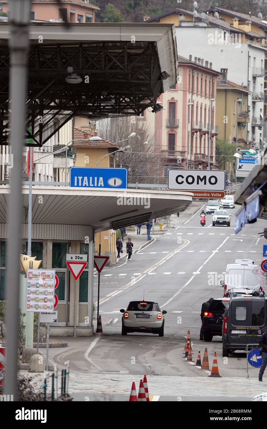 Switzerland country border crossing hi-res stock photography and images ...