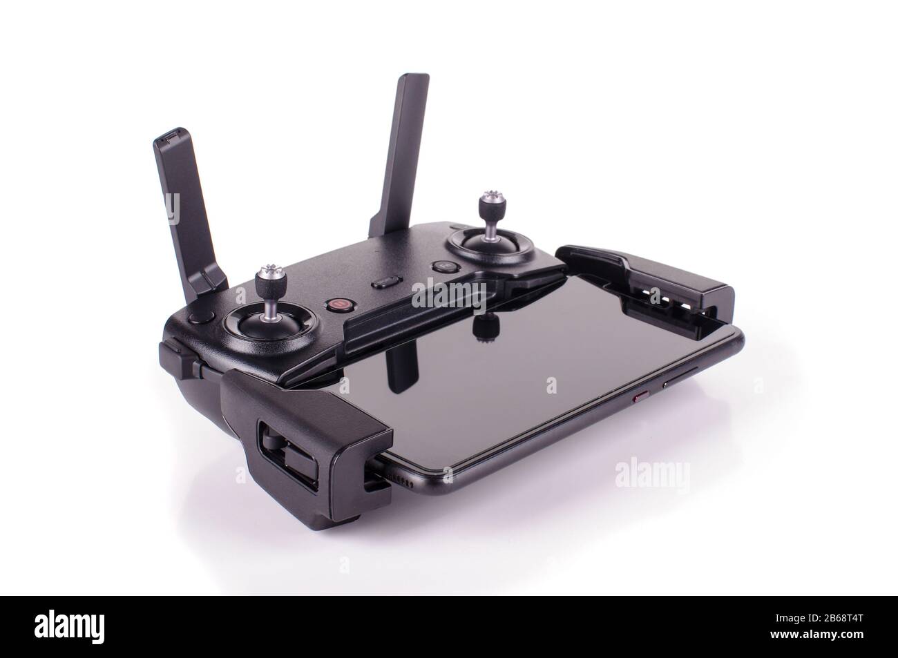 Wireless radio frequency remote controller transmitter isolated on the ...