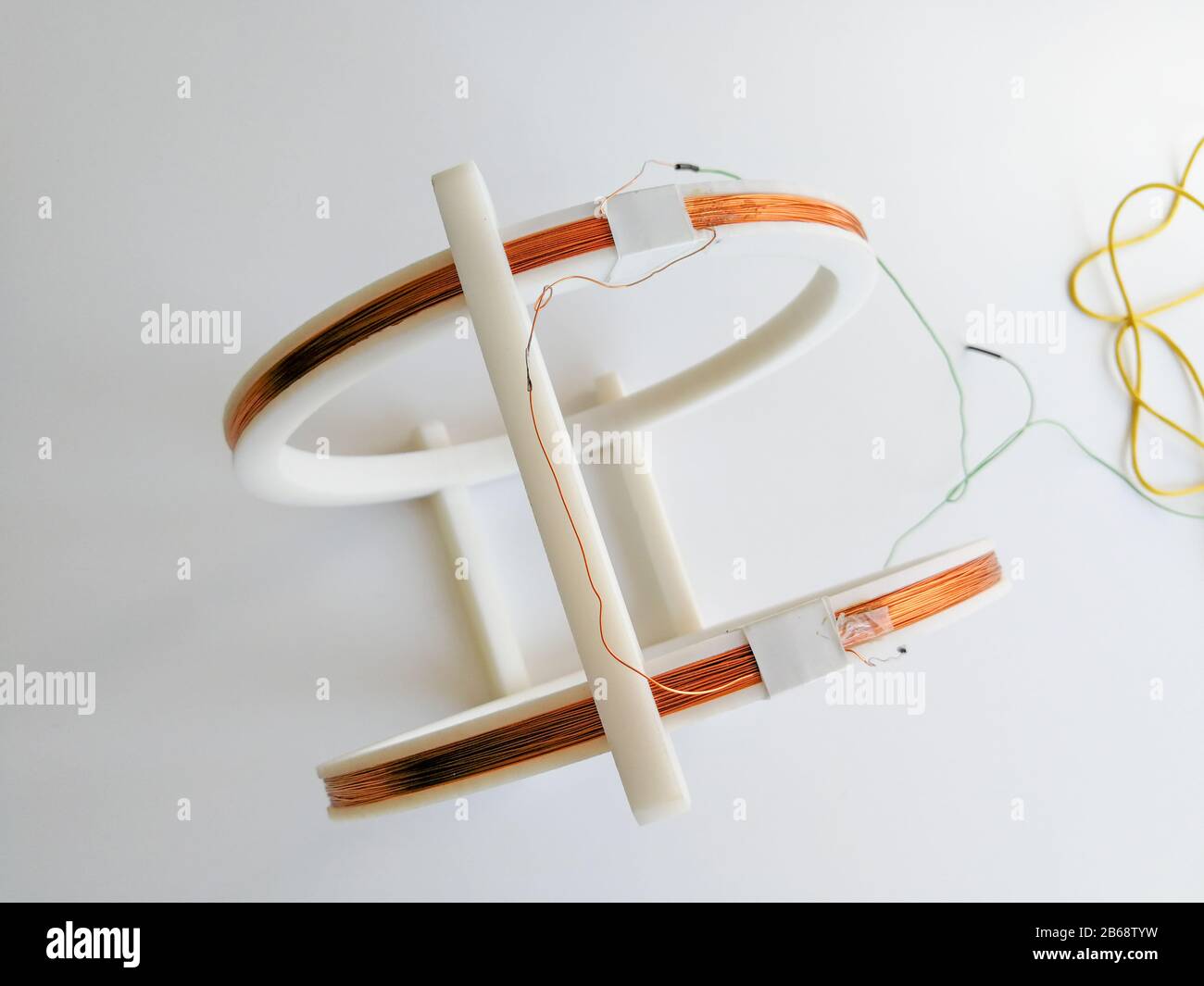 Helmholtz coil two coil system for uniform magnetic field creation ...