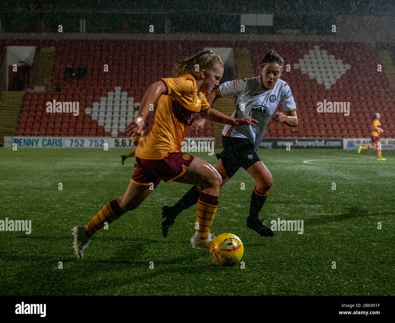 Airdrie, Scotland, UK. 9th March 2020: The group stage of the Scottish ...