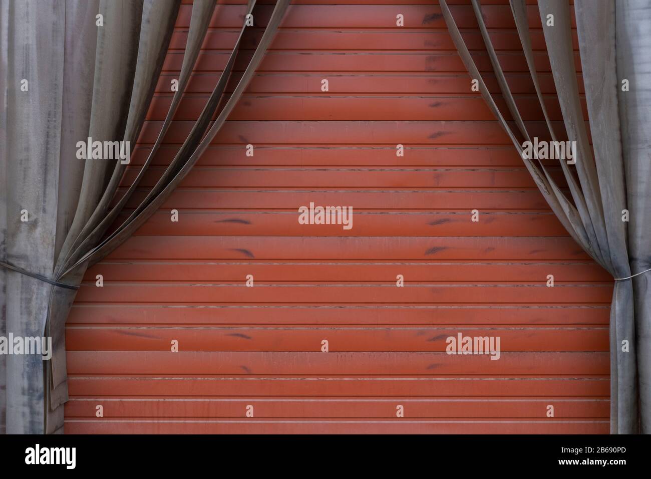 Detail of loading zone warehouse entrance area Stock Photo - Alamy