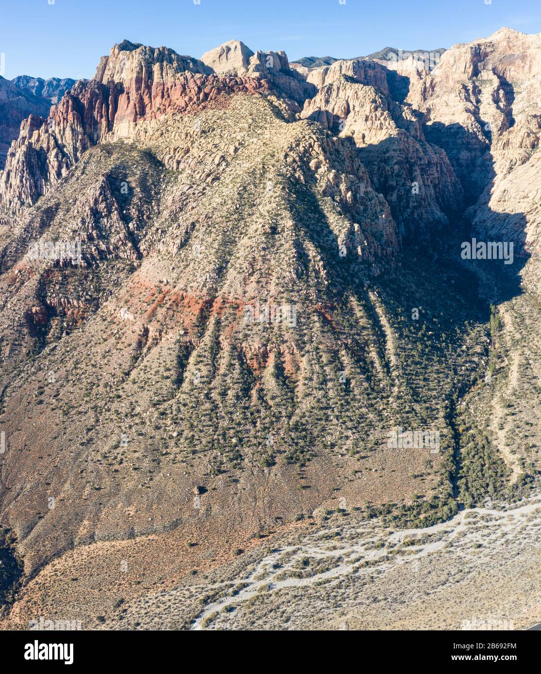 Aerial las vegas desert hi-res stock photography and images - Alamy
